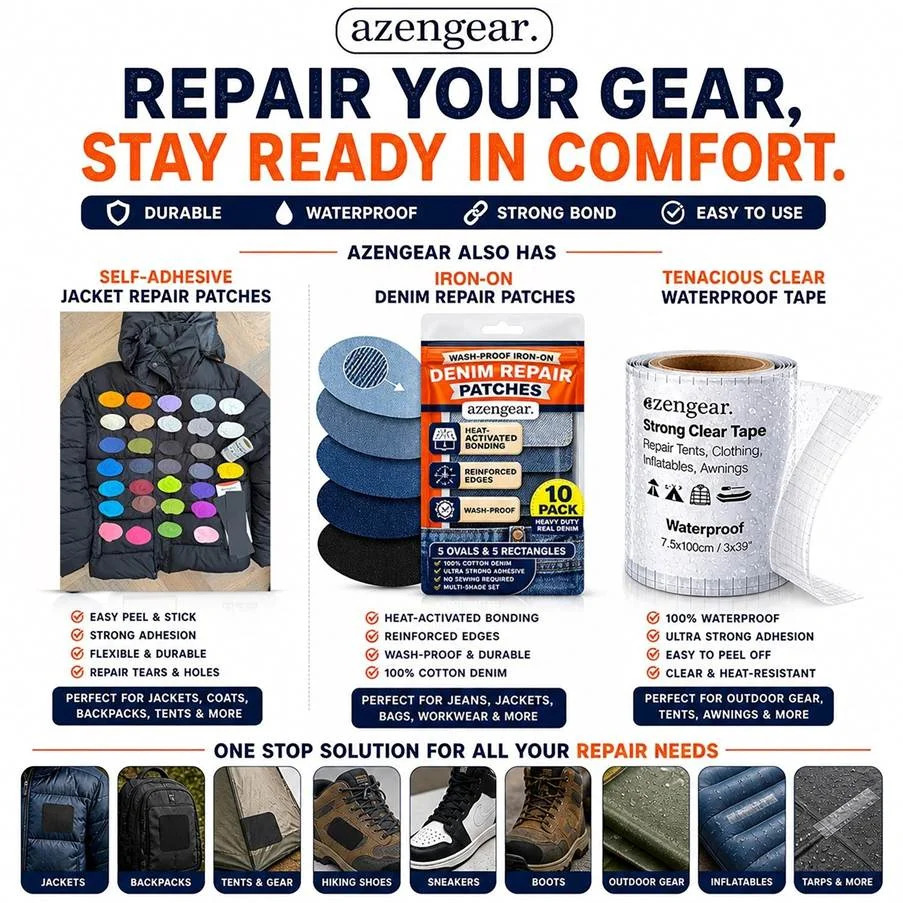 Azengear Expands Sustainable “Repair Your Gear” Line with 60-Second ...